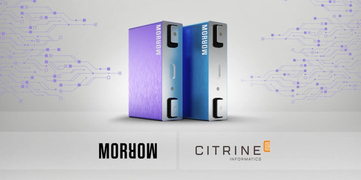 Artificial intelligence boosts Morrow Batteries’ battery technology - Citrine Informatics